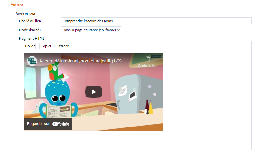 Activité : HTML (hors Canoprof)