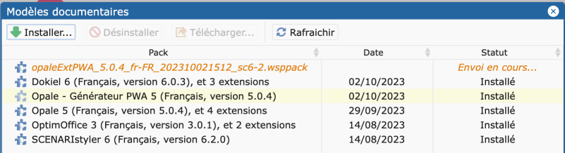 Installer une extension